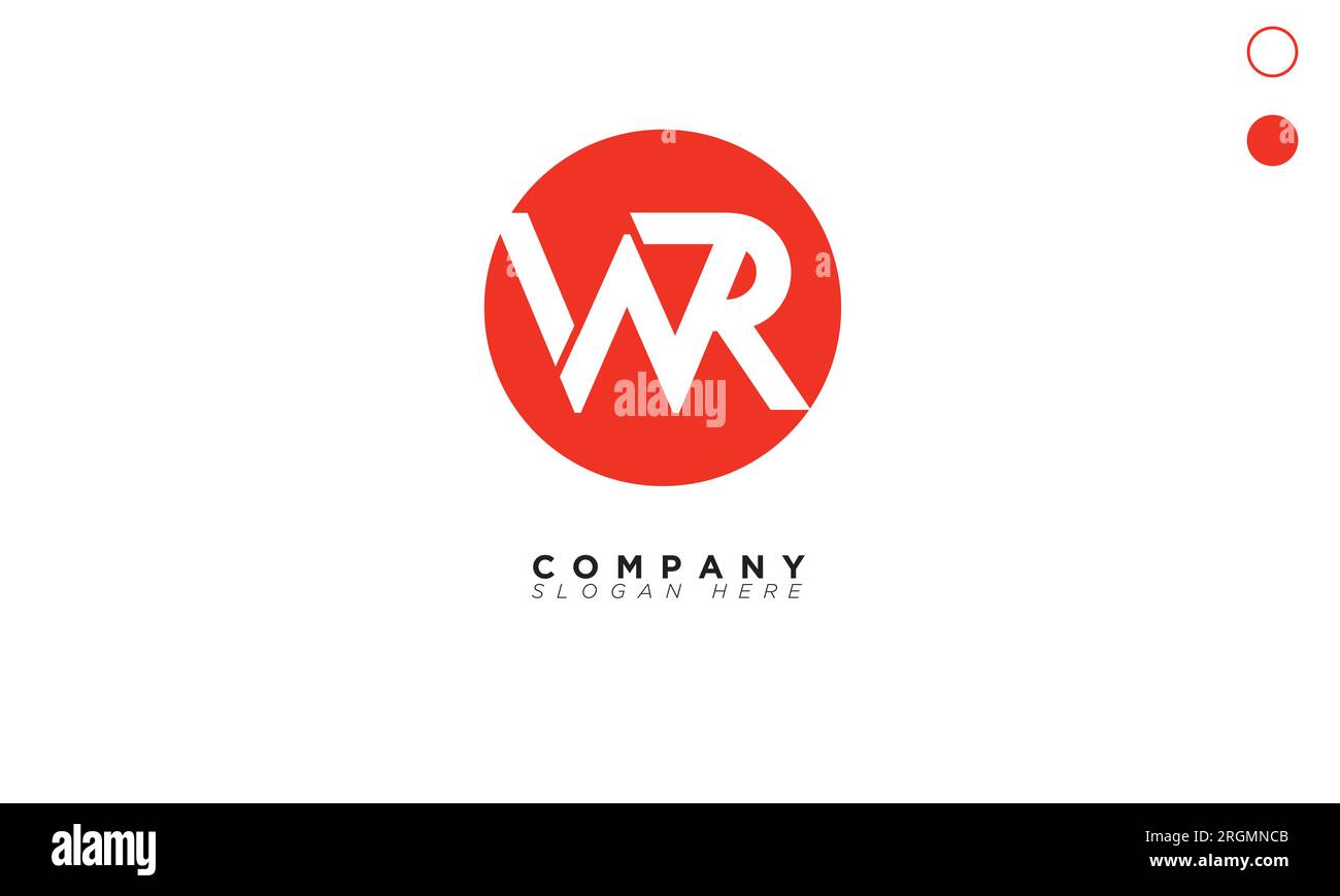 WR Alphabet letters Initials Monogram logo Stock Vector Image & Art - Alamy