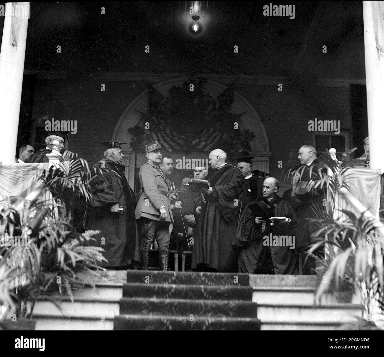 Receiving honorary degree Black and White Stock Photos & Images - Alamy