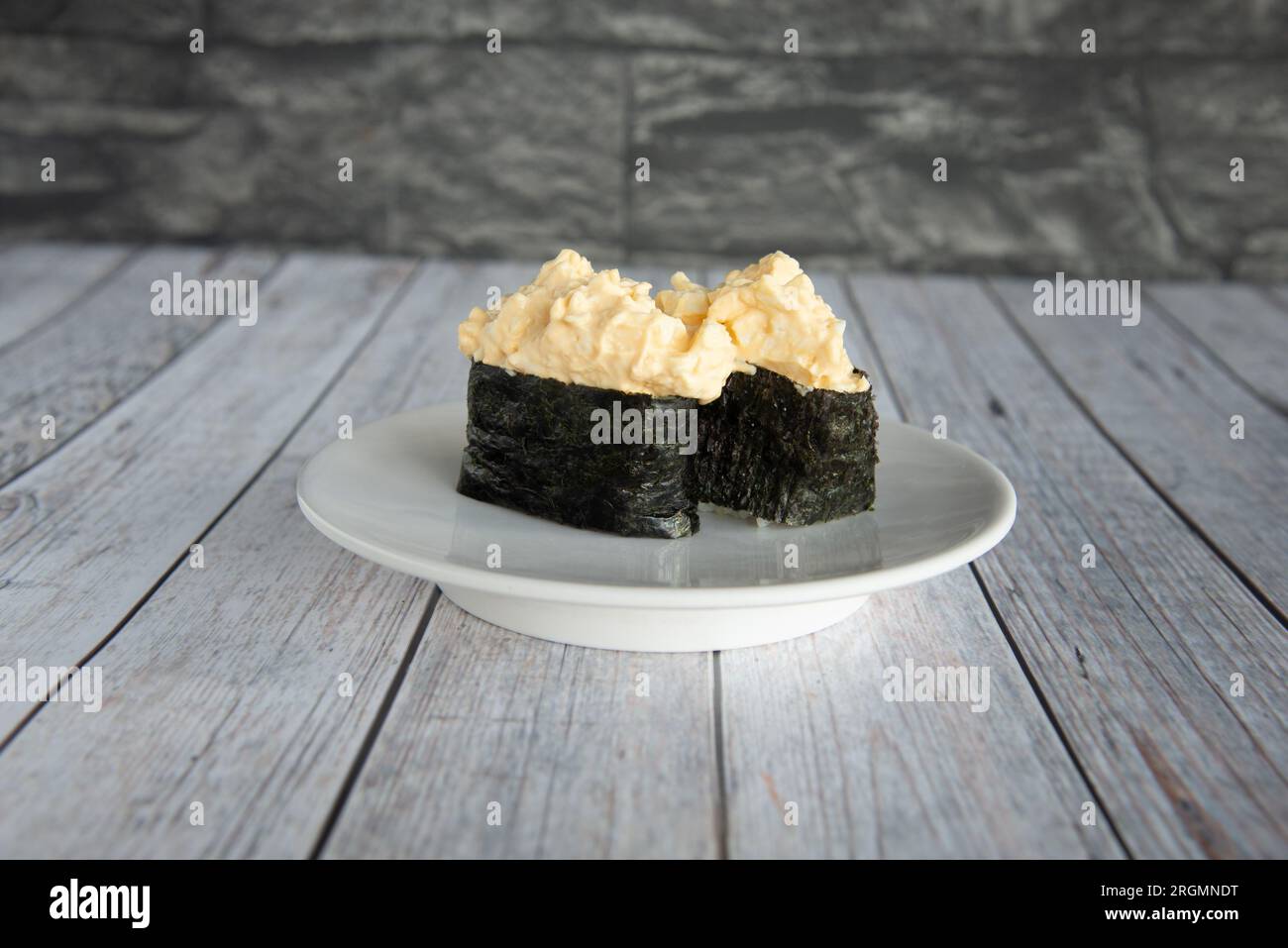 Japanese Food in display for the photo shoot in Tokyo, Japan. Nowadays ...