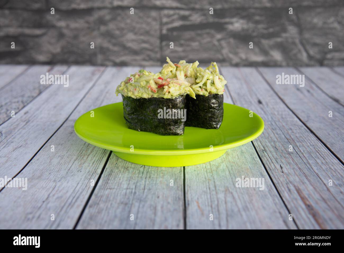 Japanese Food in display for the photo shoot in Tokyo, Japan. Nowadays ...