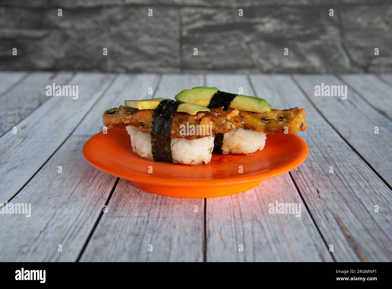 Japanese Food in display for the photo shoot in Tokyo, Japan. Nowadays ...