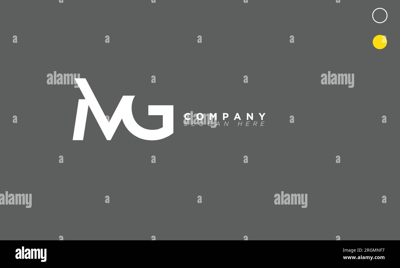 MG Alphabet letters Initials Monogram logo Stock Vector Image & Art - Alamy