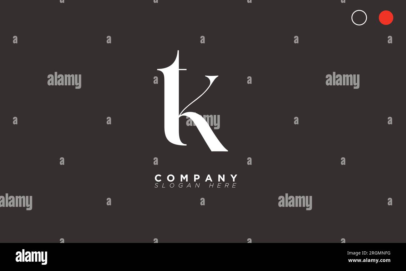 TK Alphabet letters Initials Monogram logo Stock Vector Image & Art - Alamy
