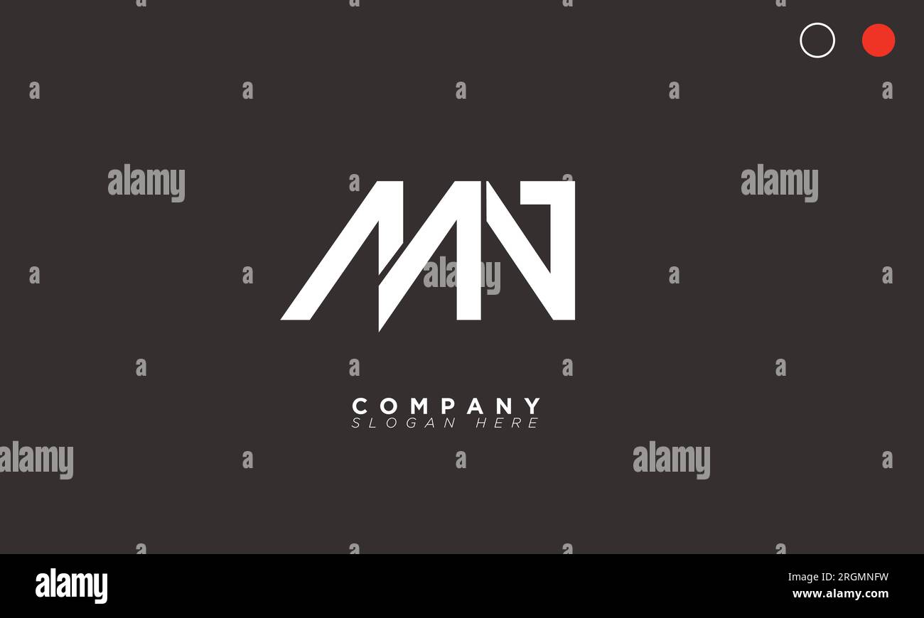 MN Alphabet letters Initials Monogram logo Stock Vector Image & Art - Alamy