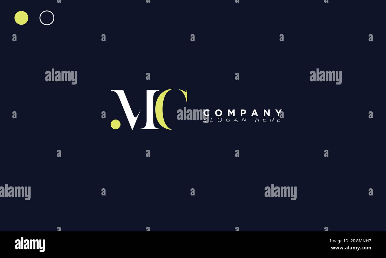 MC Alphabet letters Initials Monogram logo Stock Vector Image & Art - Alamy