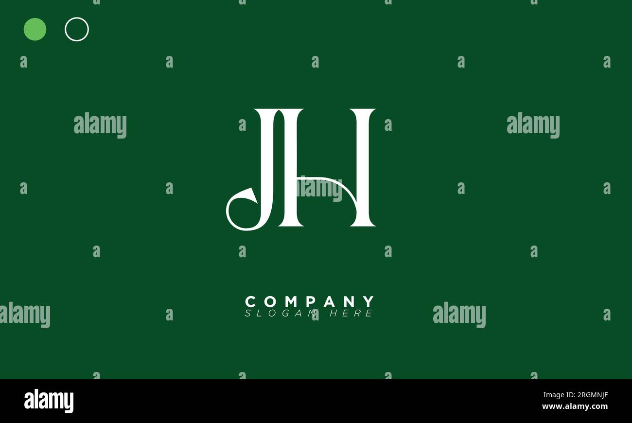 JH Alphabet letters Initials Monogram logo Stock Vector Image & Art - Alamy