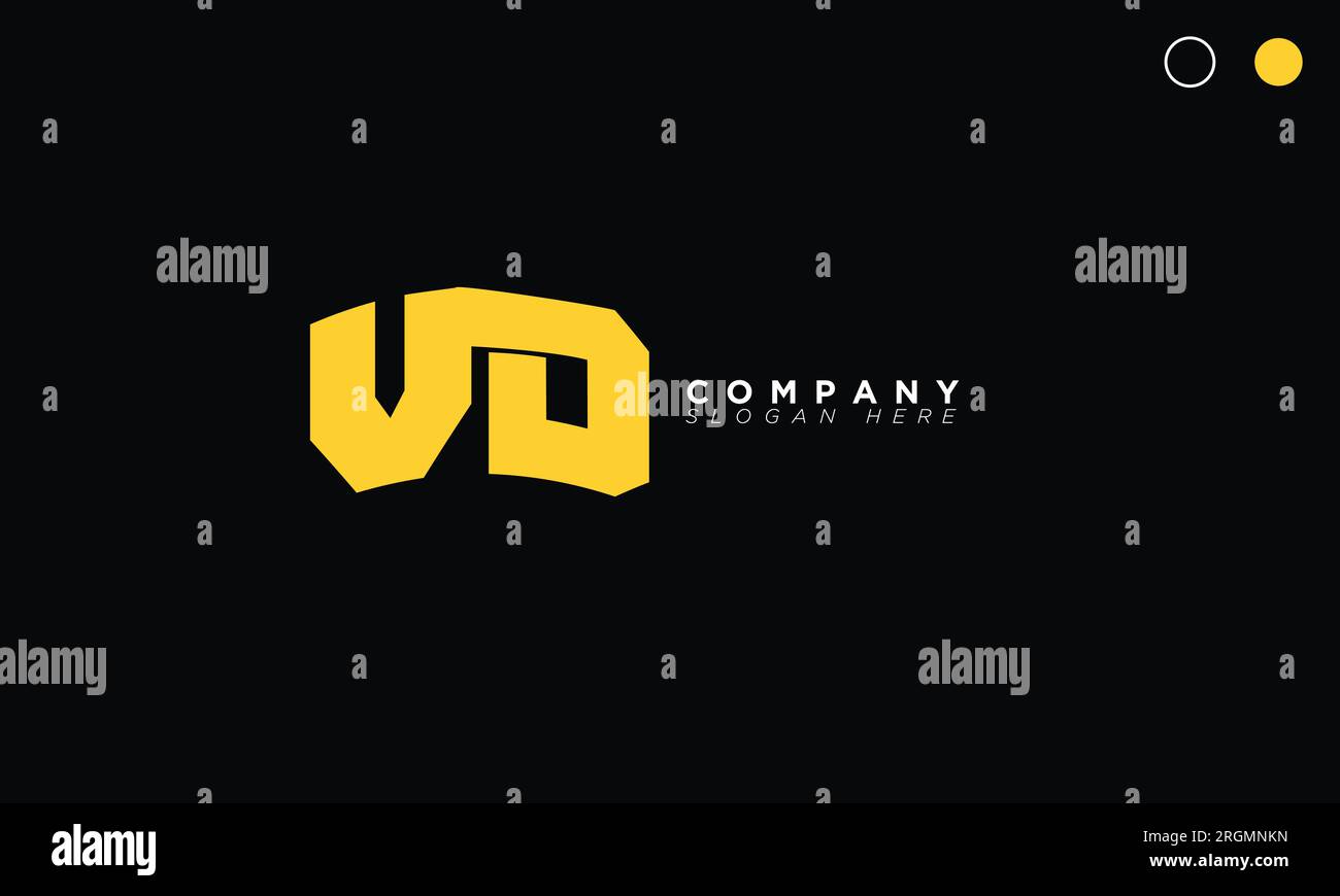 VD Alphabet letters Initials Monogram logo Stock Vector Image & Art - Alamy