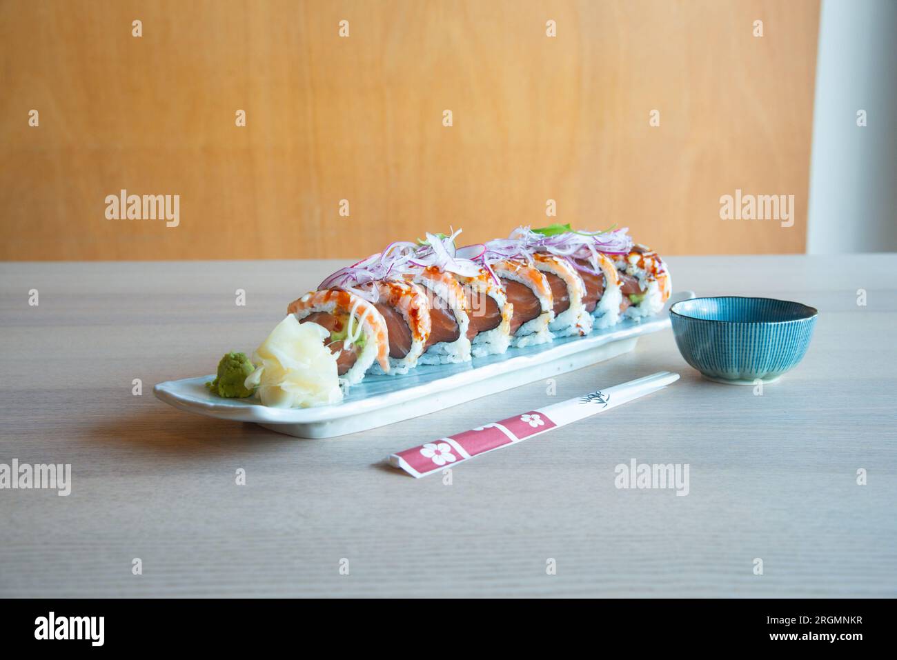 Japanese Food in display for the photo shoot in Tokyo, Japan. Nowadays ...