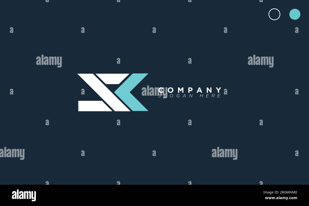 SK Alphabet letters Initials Monogram logo Stock Vector Image & Art - Alamy