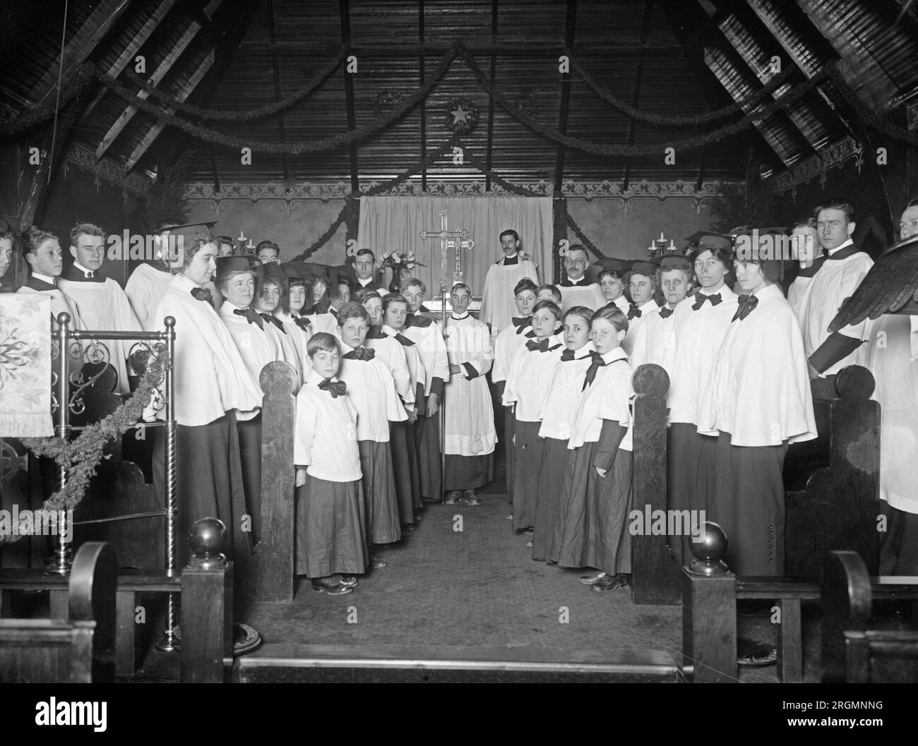 Church Choir singing at Emanuel Methodist Episcopal Church, Anacostia ...