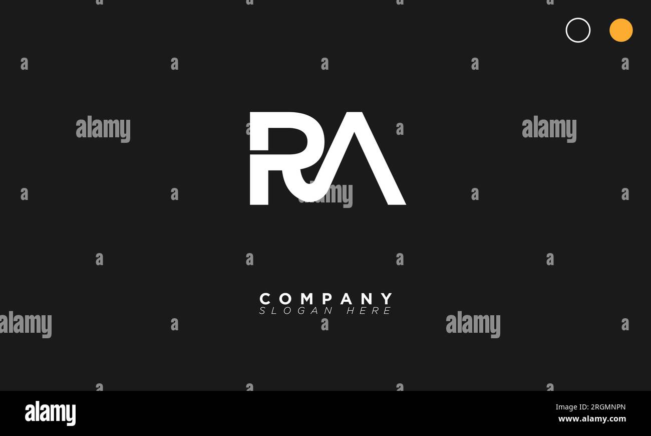 RA Alphabet letters Initials Monogram logo Stock Vector Image & Art - Alamy