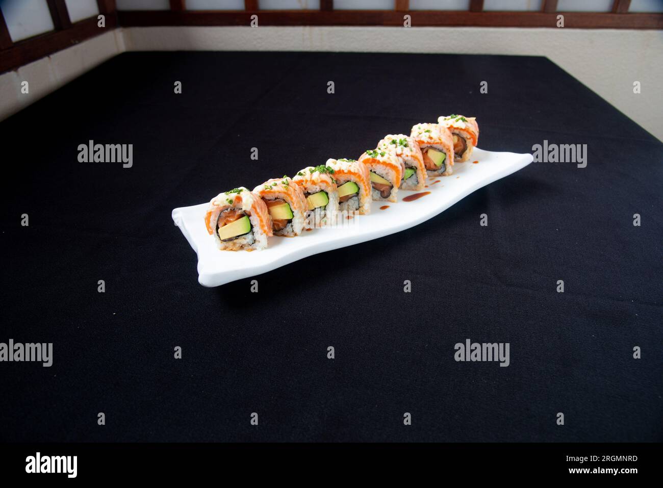 Japanese Food in display for the photo shoot in Tokyo, Japan. Nowadays ...