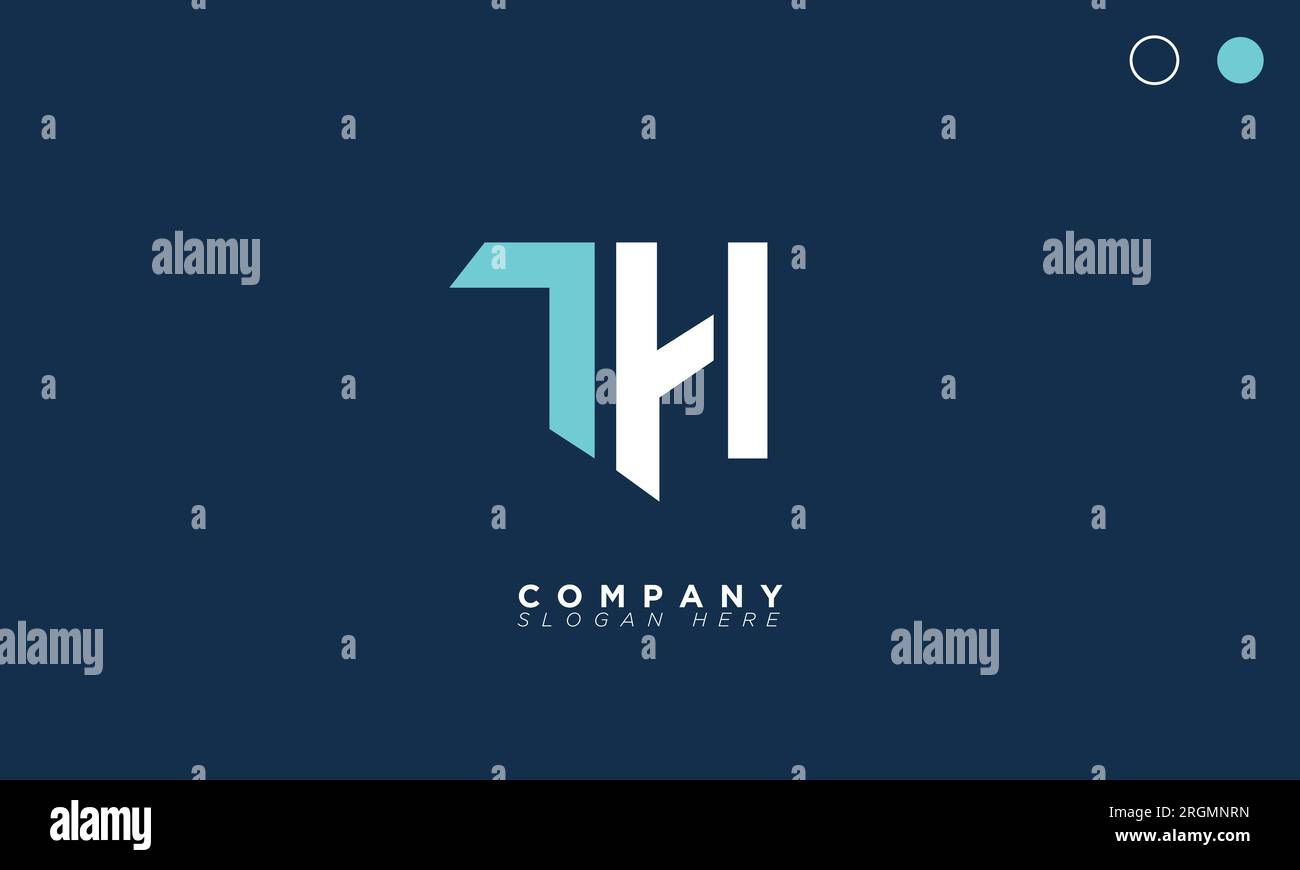 TH Alphabet letters Initials Monogram logo Stock Vector Image & Art - Alamy