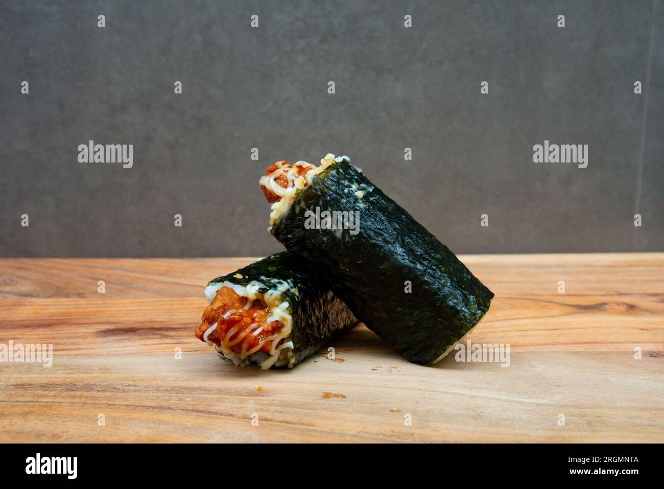 Japanese Food in display for the photo shoot in Tokyo, Japan. Nowadays ...