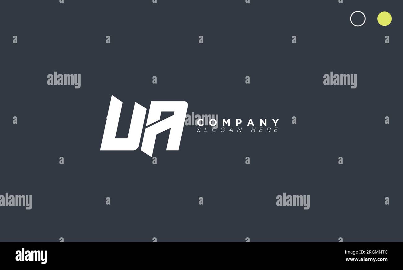 UA Alphabet letters Initials Monogram logo Stock Vector Image & Art - Alamy