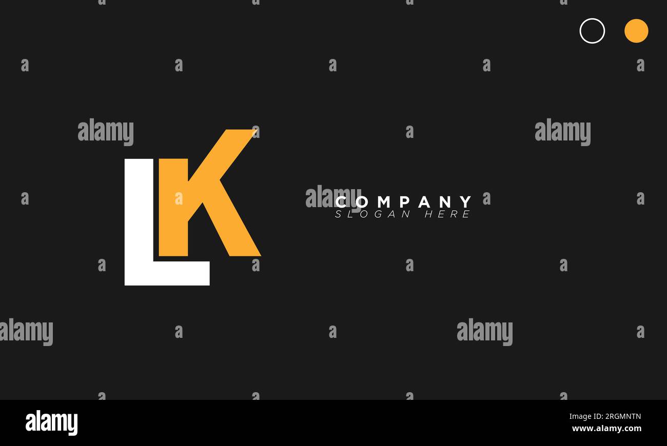 LK Alphabet letters Initials Monogram logo Stock Vector Image & Art - Alamy