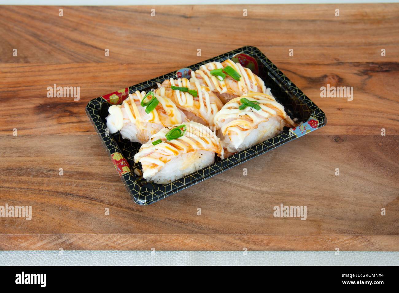 Japanese Food in display for the photo shoot in Tokyo, Japan. Nowadays ...