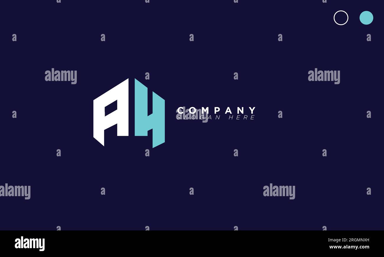 AH Alphabet letters Initials Monogram logo Stock Vector Image & Art - Alamy