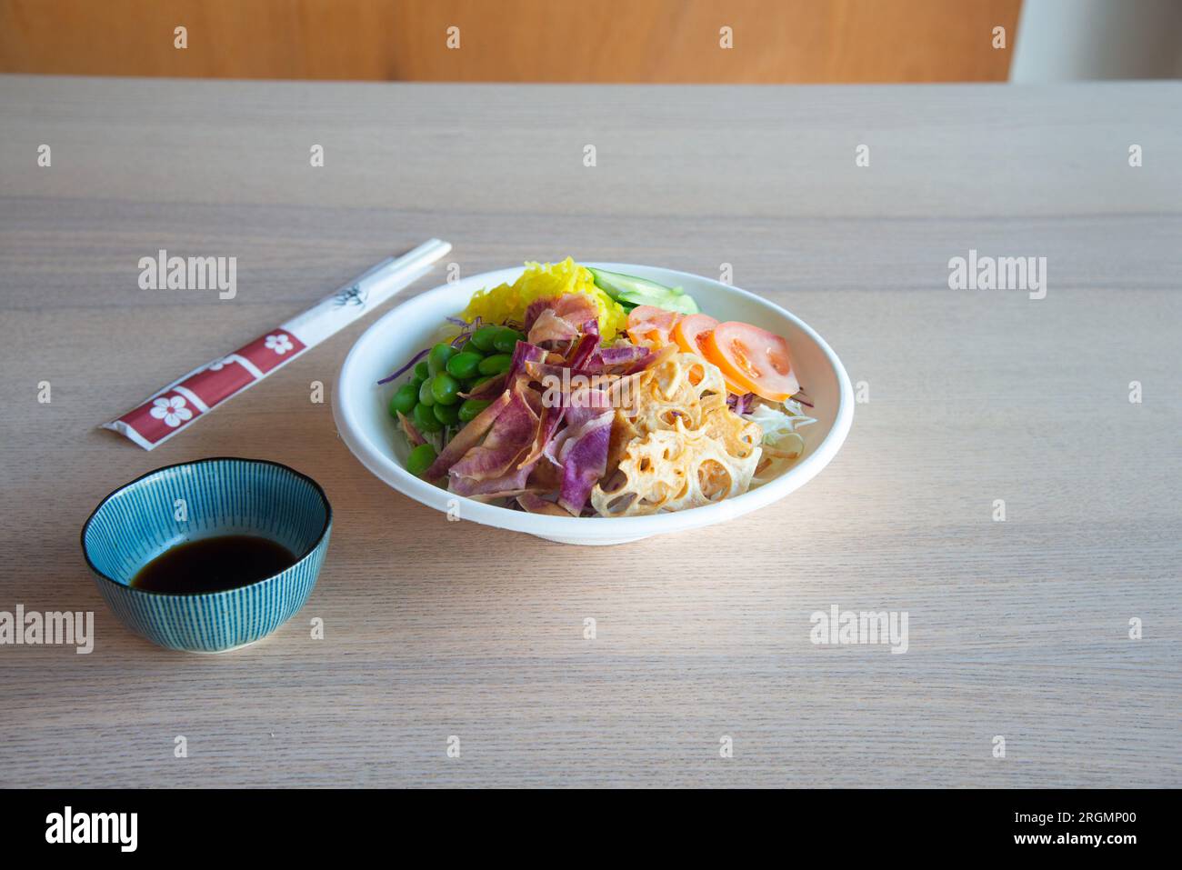 Japanese Food in display for the photo shoot in Tokyo, Japan. Nowadays ...