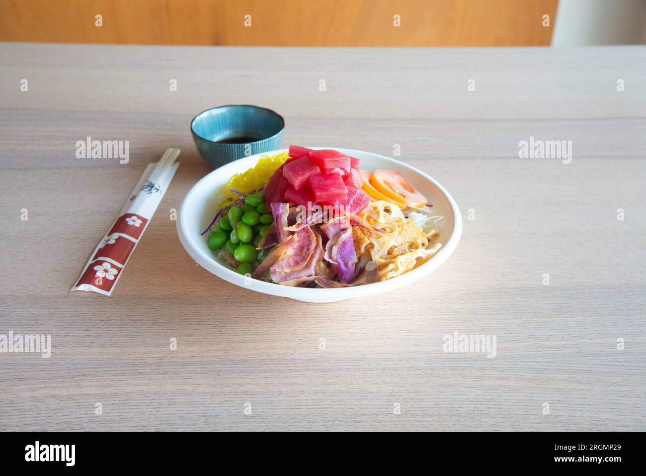Japanese Food in display for the photo shoot in Tokyo, Japan. Nowadays ...