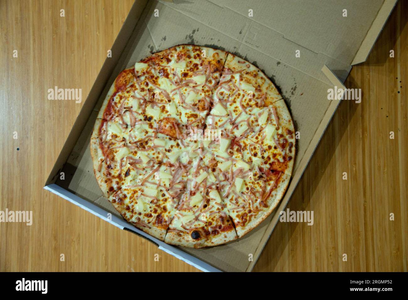 Pizza in display for the photo shoot in Tokyo, Japan. Nowadays in 2022 ...