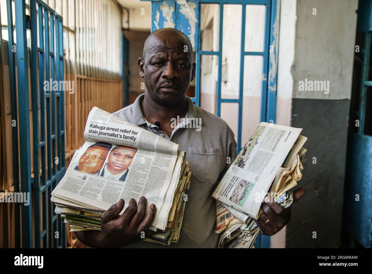 Josephat Mureithi 54 aged, brother of the slain Kenyan journalist ...