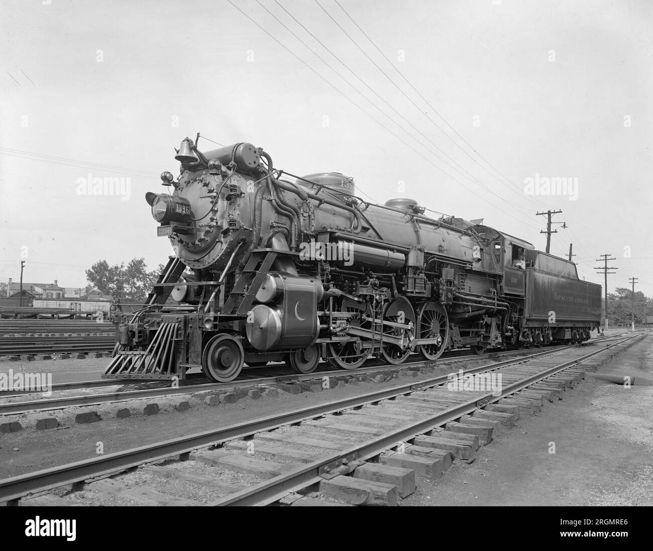 Southern Railroad Company Crescent Locomotive ca. 1916-1917 Stock Photo ...