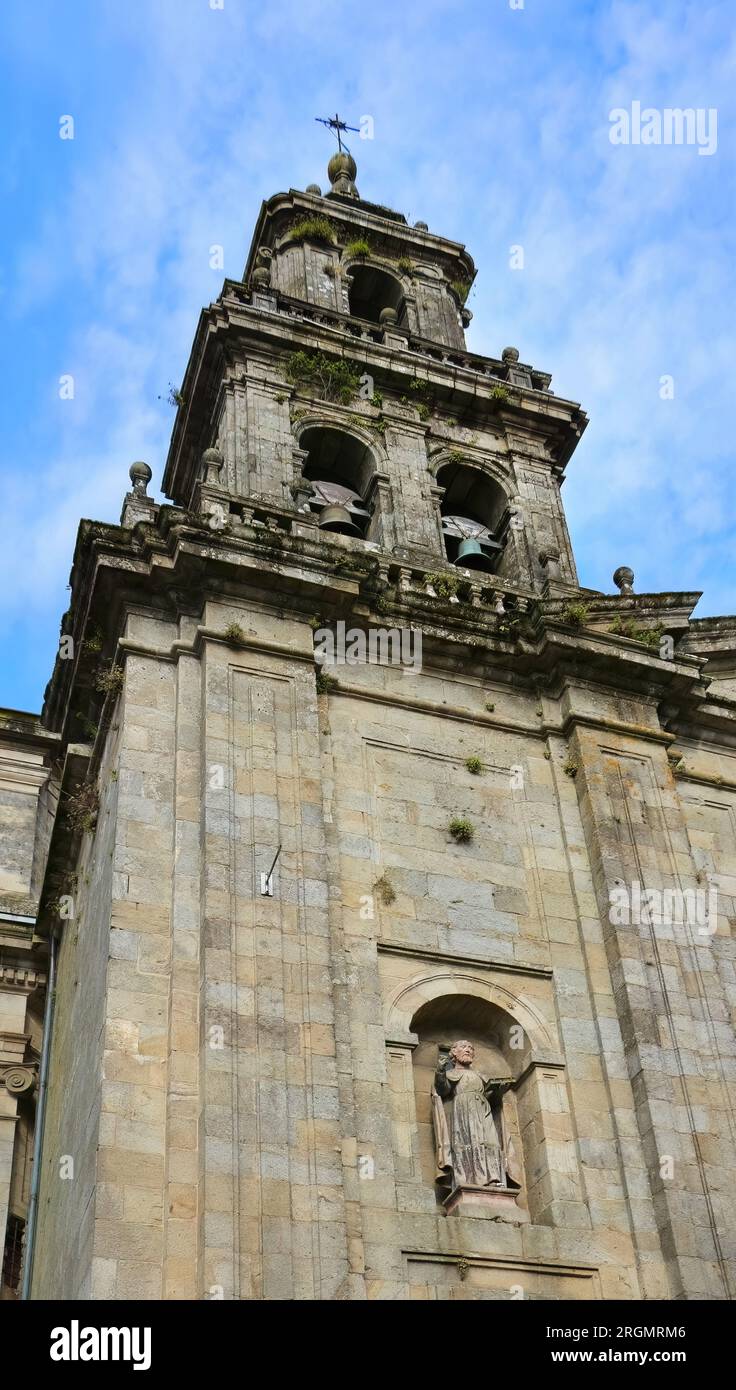 Facade of the Jesuit church and chapel Iglesia de la Compañía de Jesús ...