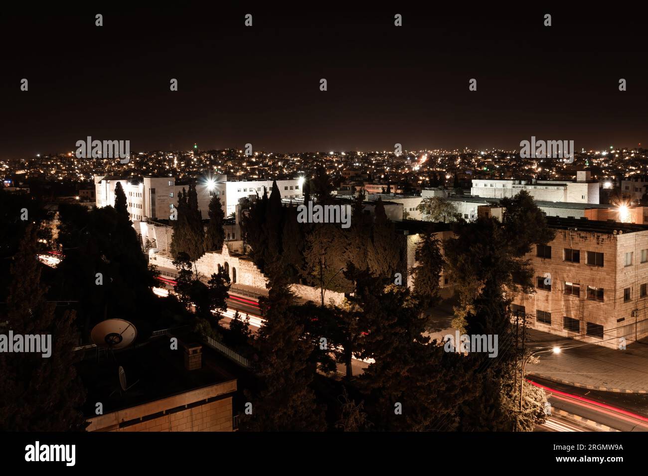 Night panorama amman city hi-res stock photography and images - Alamy