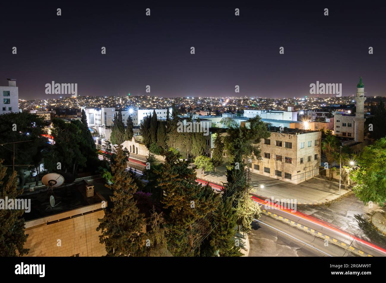 Night panorama amman city hi-res stock photography and images - Alamy