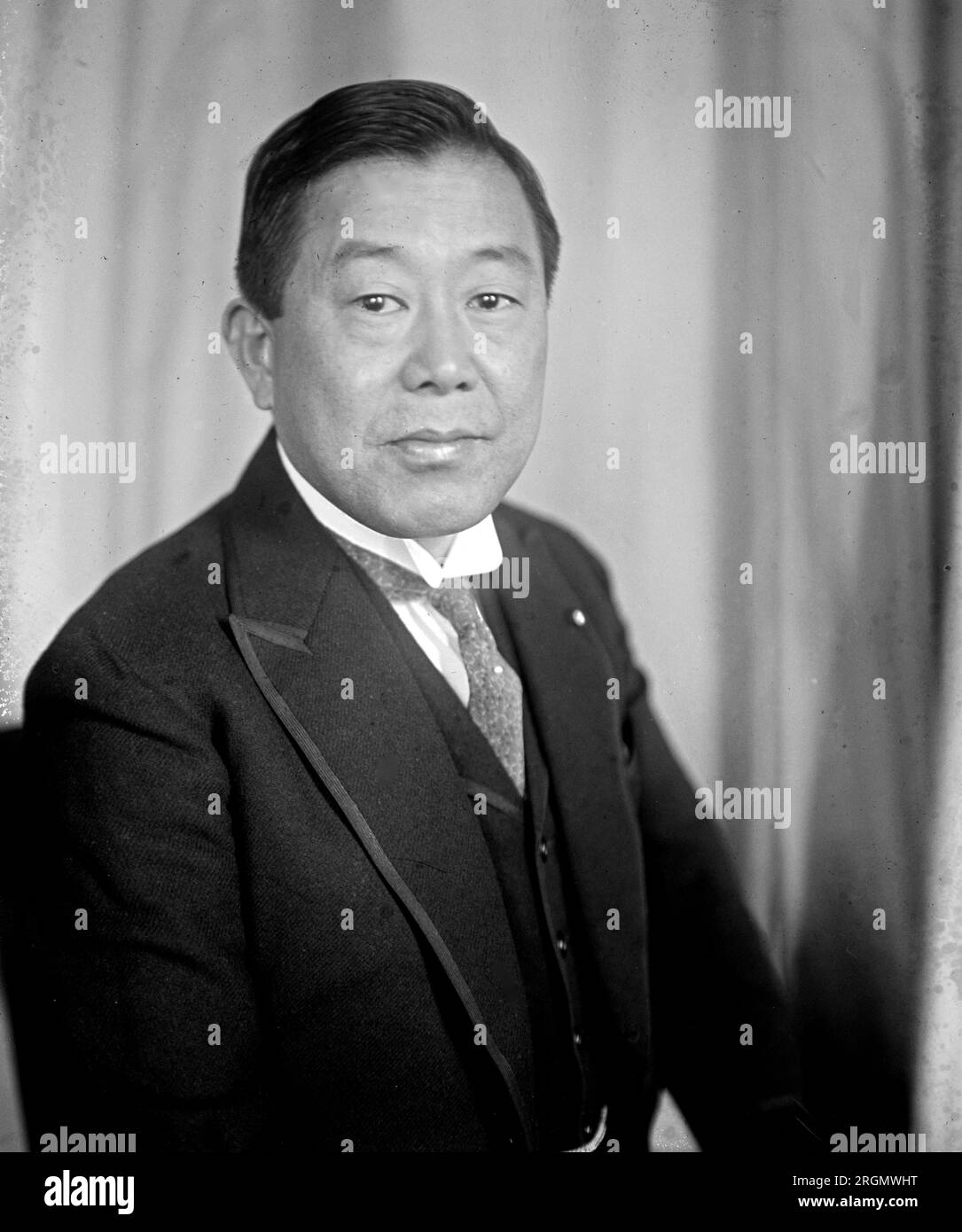 Portrait of Masanao Harrihara ca. 1923 Stock Photo - Alamy