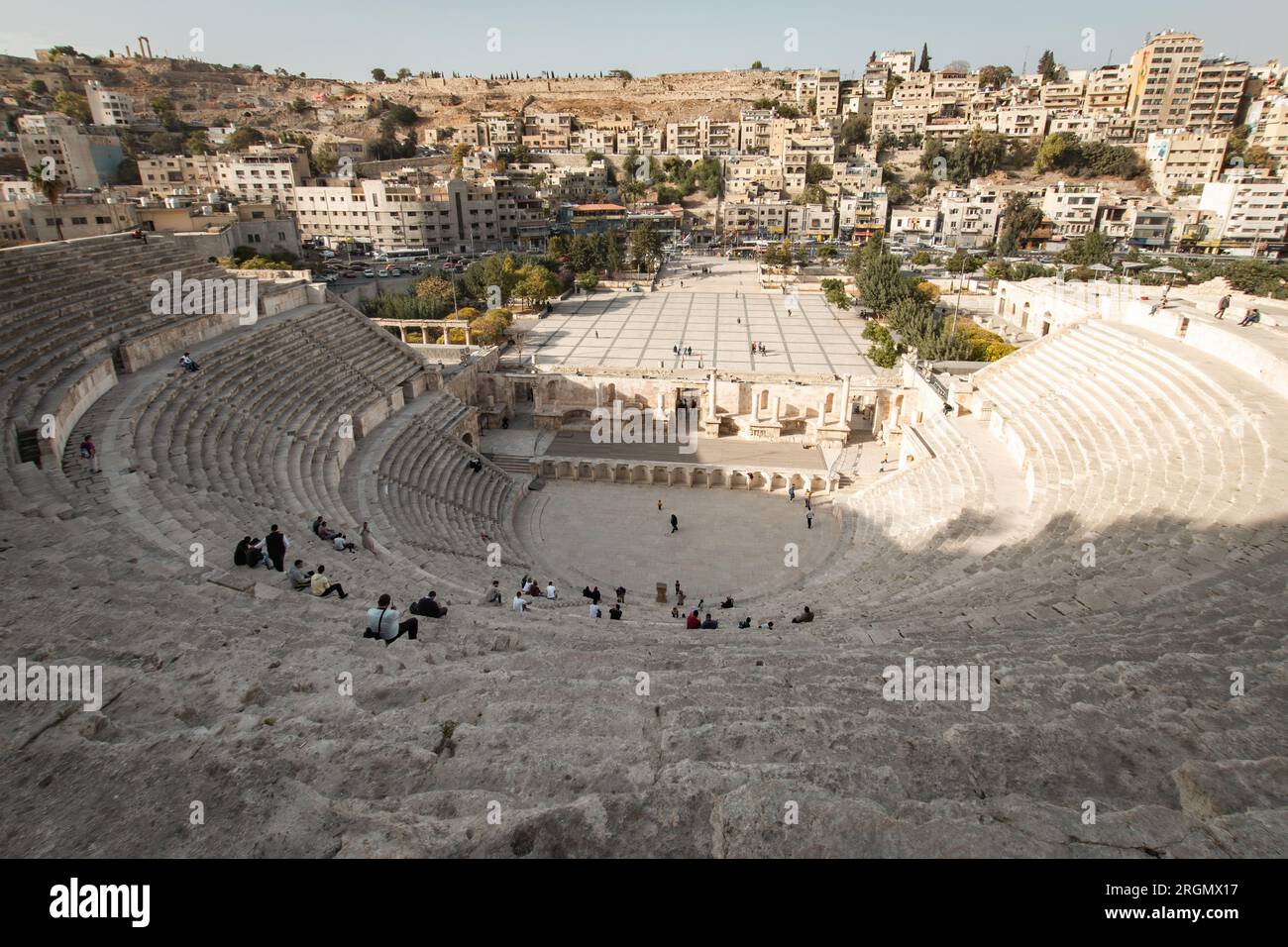 Amphitheater roman theater amman jordan hi-res stock photography and ...