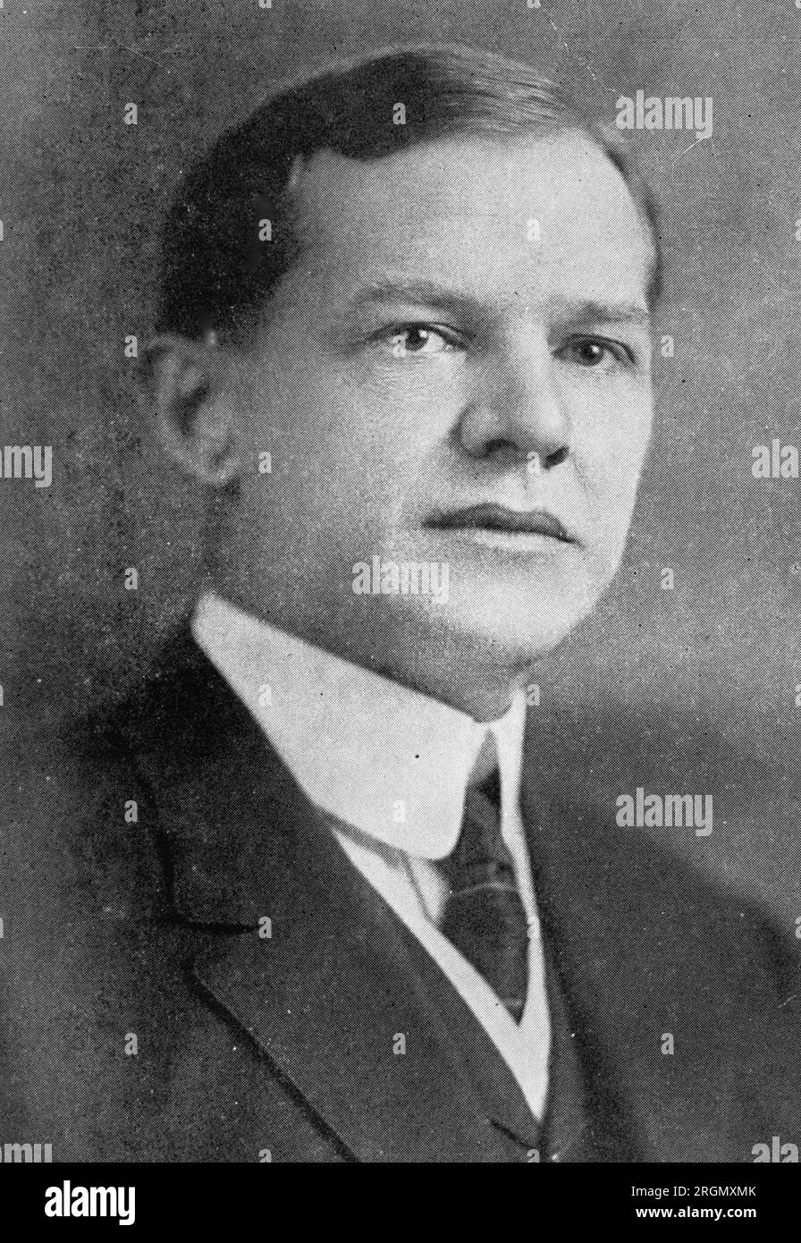 Portrait of Charles R. Crisp of Georgia ca. 1923 Stock Photo - Alamy