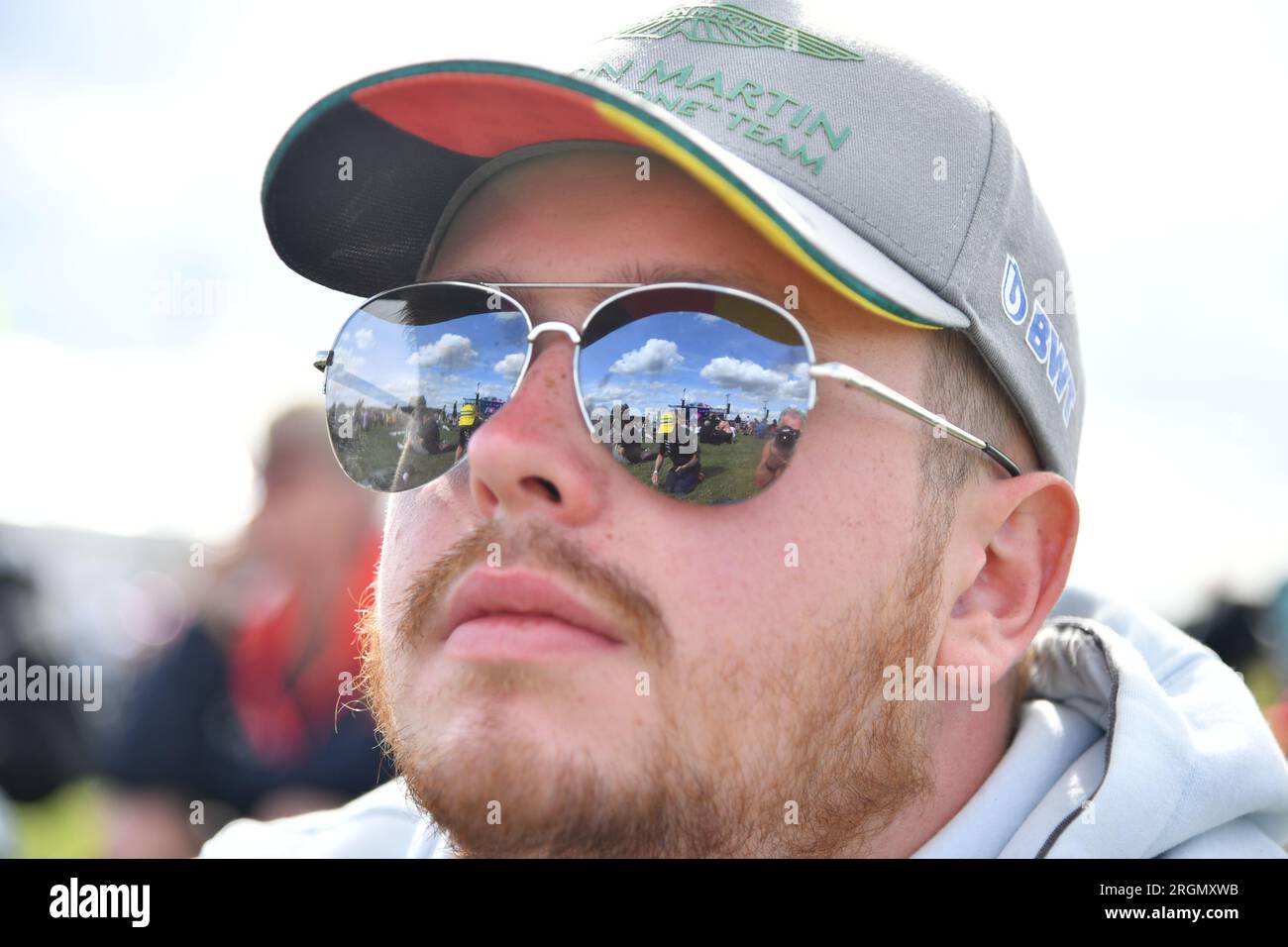 SILVERSTONE, England, 06. JULY 2023; F1 fans enjoy the sunshine during ...