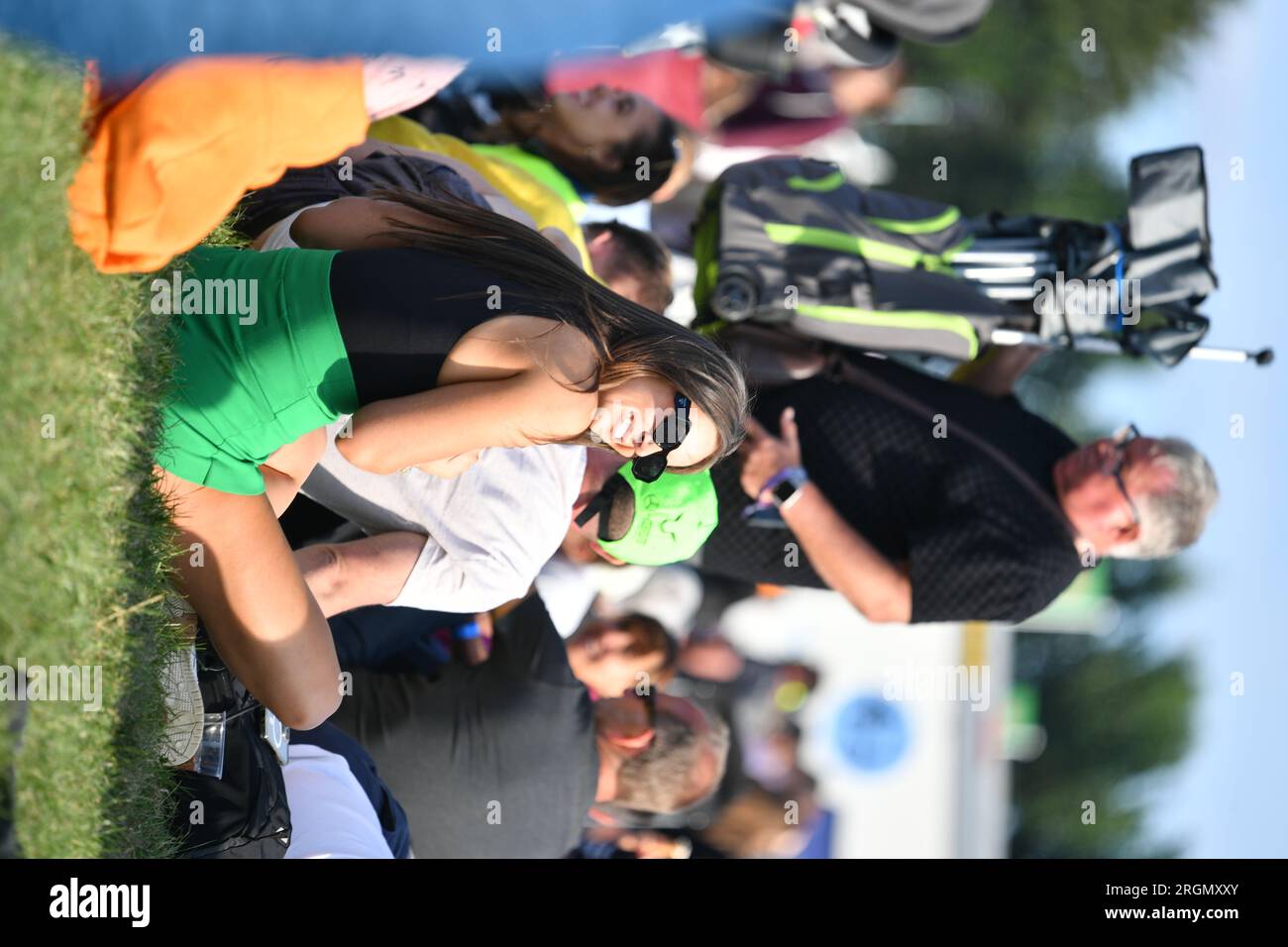 SILVERSTONE, England, 06. JULY 2023; F1 fans enjoy the sunshine during ...