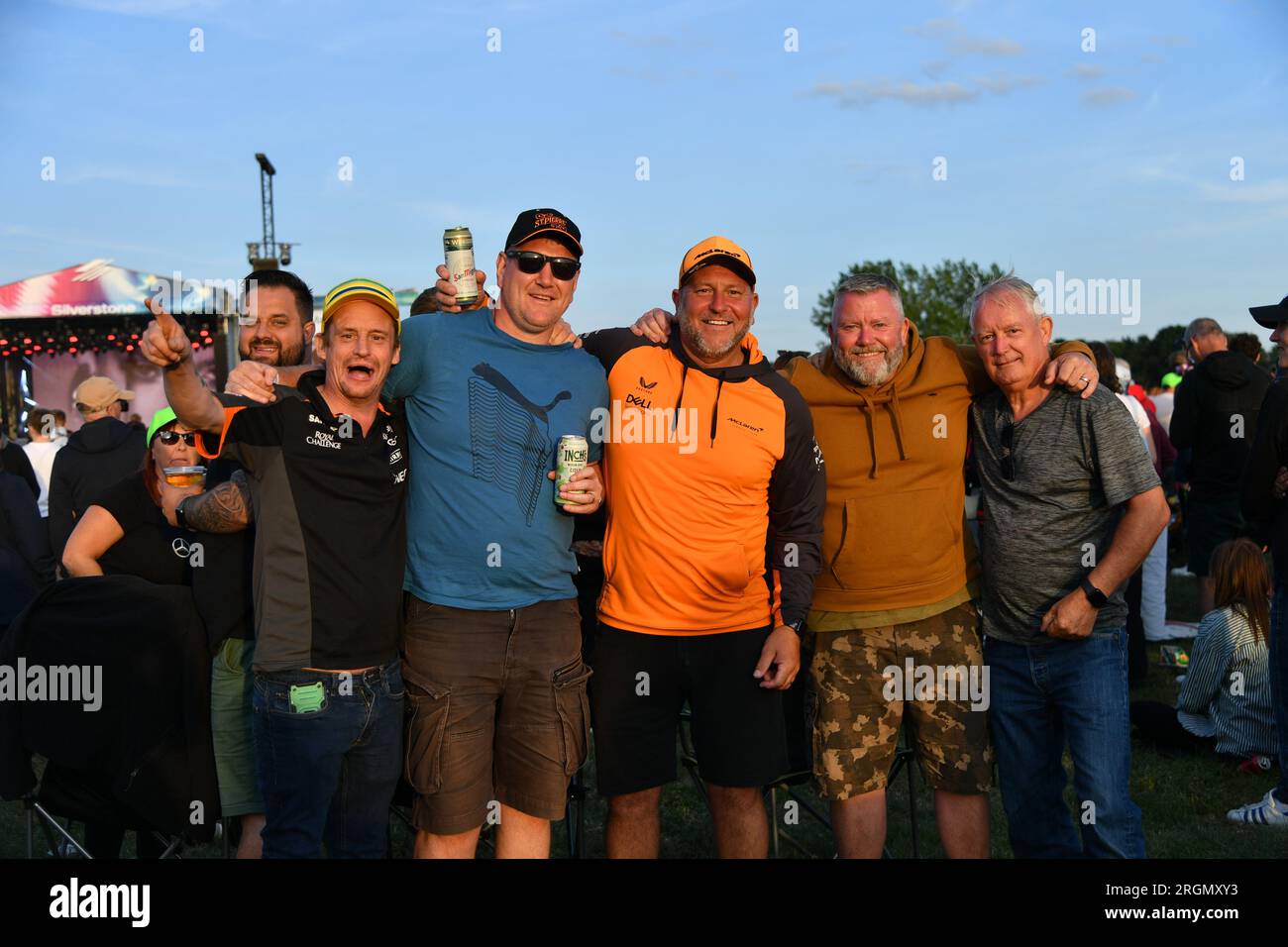 SILVERSTONE, England, 06. JULY 2023; F1 fans enjoy the sunshine during ...