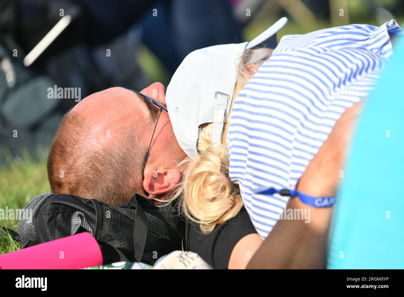 SILVERSTONE, England, 06. JULY 2023; F1 fans enjoy the sunshine during ...