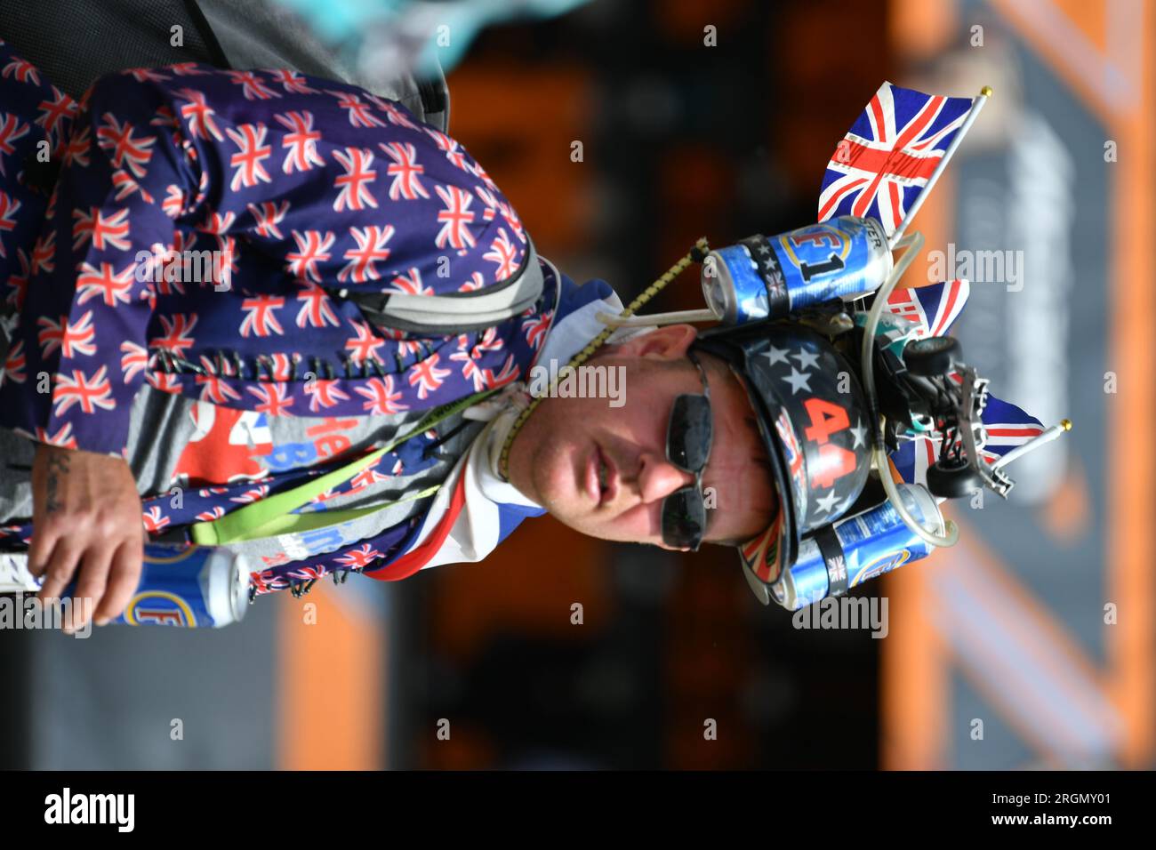 SILVERSTONE, England, 06. JULY 2023; F1 fans enjoy the sunshine during ...
