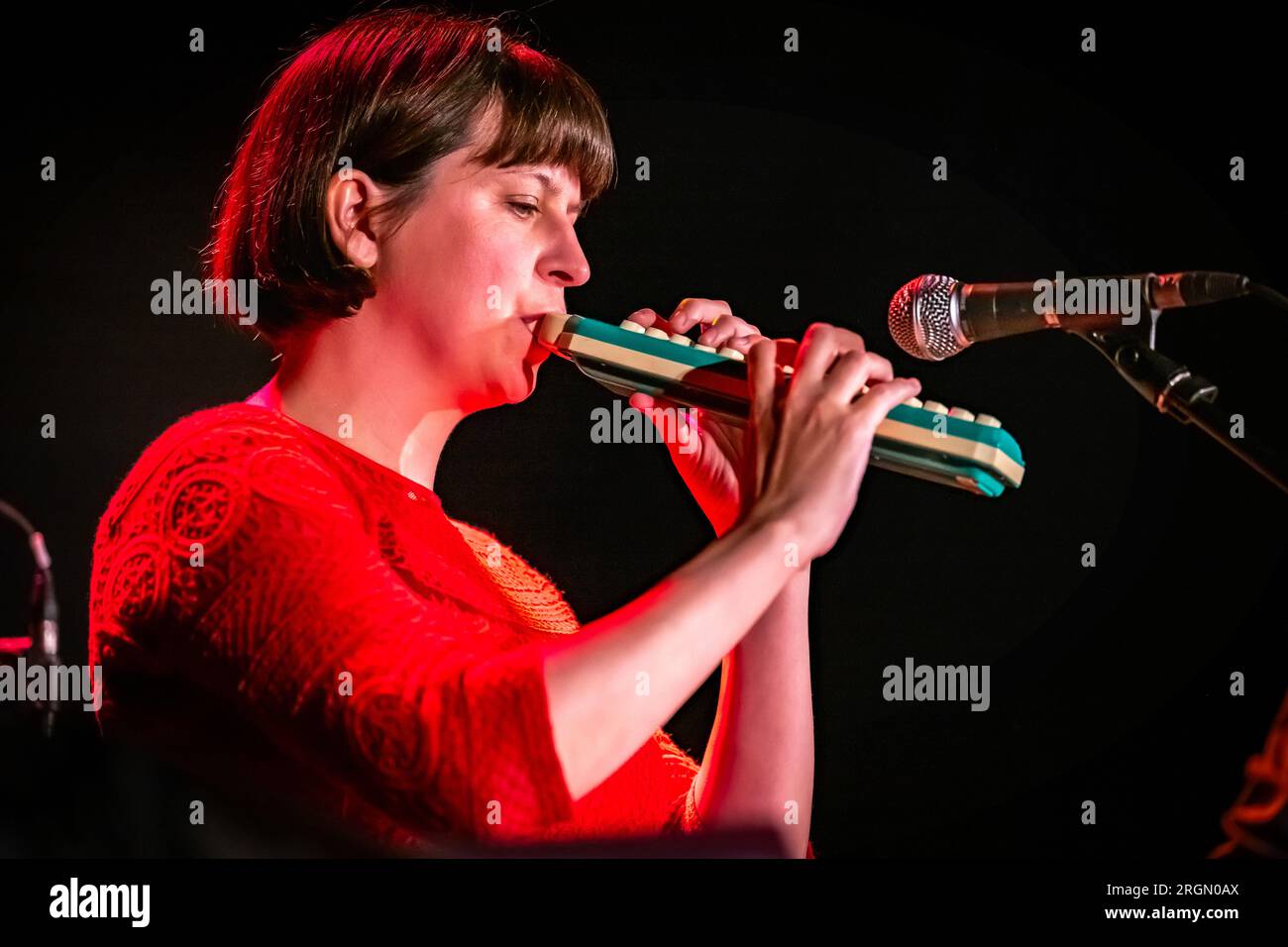 Edinburgh, Scotland. Thu 10 August 2023. Scottish indie band Ballboy ...