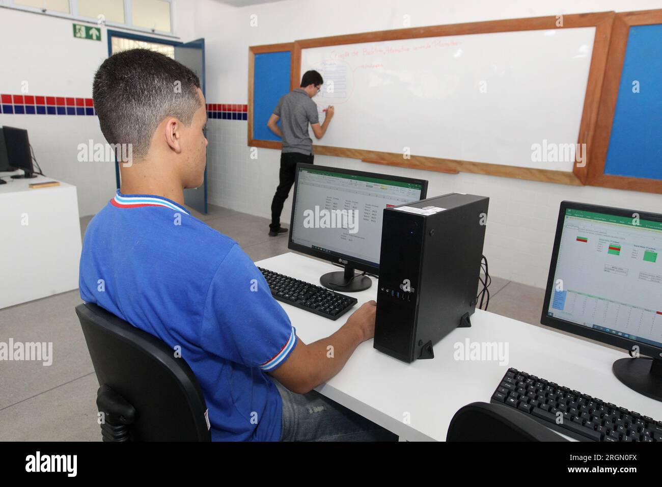 Brazil classmate computer hi-res stock photography and images - Alamy