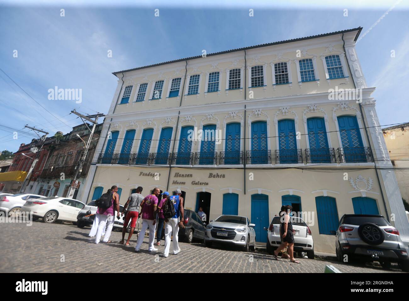 cachoeira, bahia, brazil - june 25, 2023: facade of the building of ...
