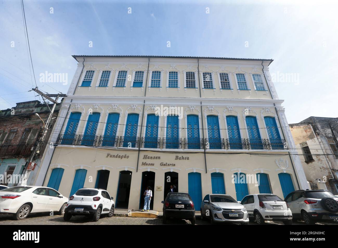 cachoeira, bahia, brazil - june 25, 2023: facade of the building of ...