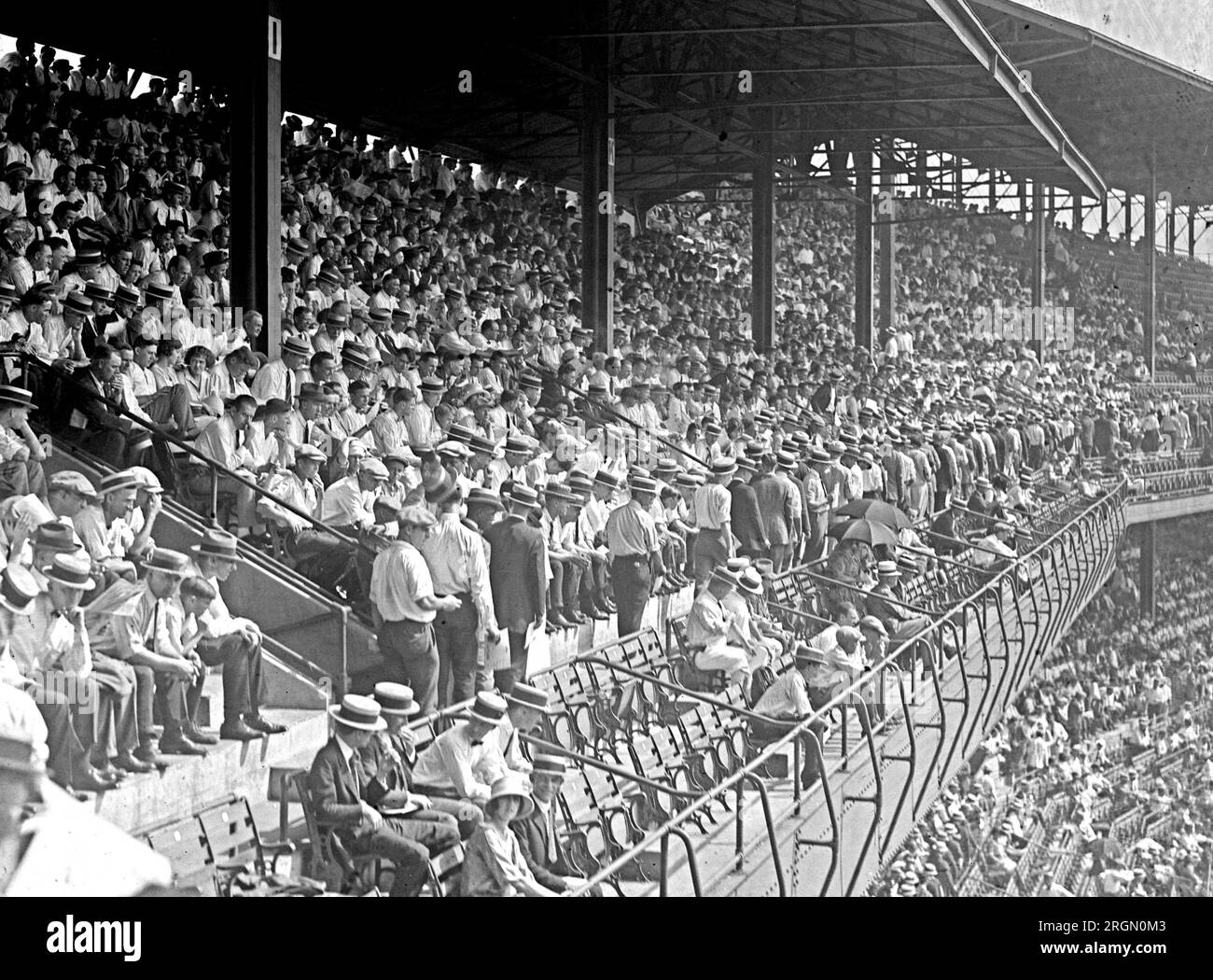 Crowd and stands Black and White Stock Photos & Images - Alamy