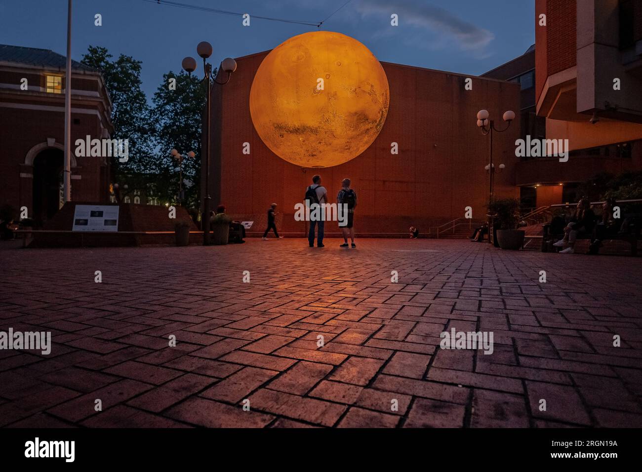 London, UK. 10th August, 2023. Mars: War & Peace by Luke Jerram. A ...