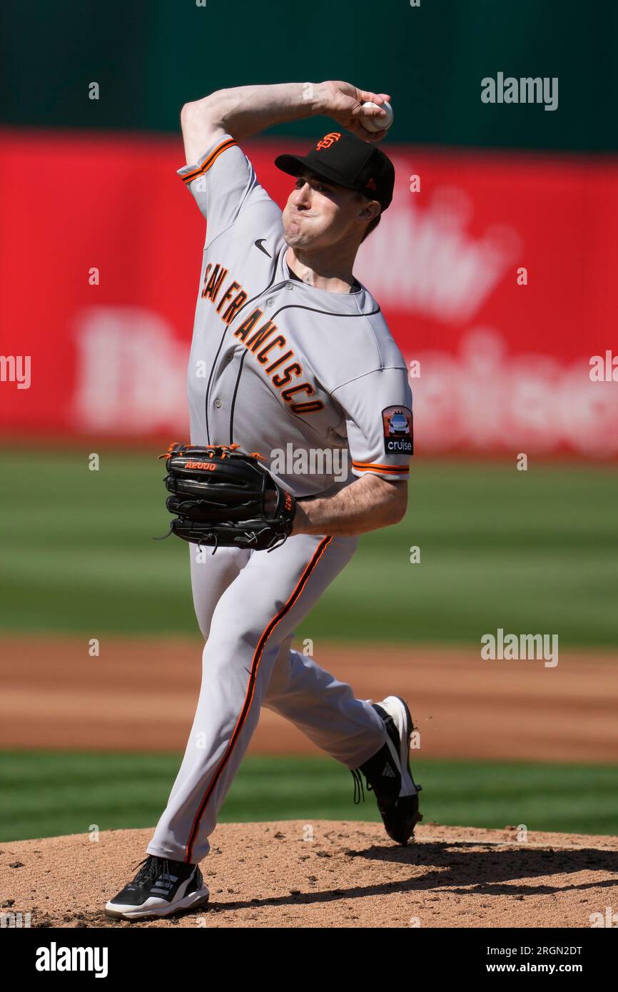 San Francisco Giants' Ross Stripling during a baseball game against the ...