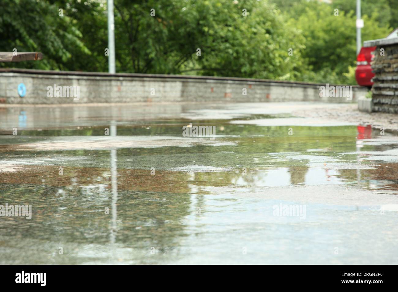 Puddles of rainwater hi-res stock photography and images - Alamy