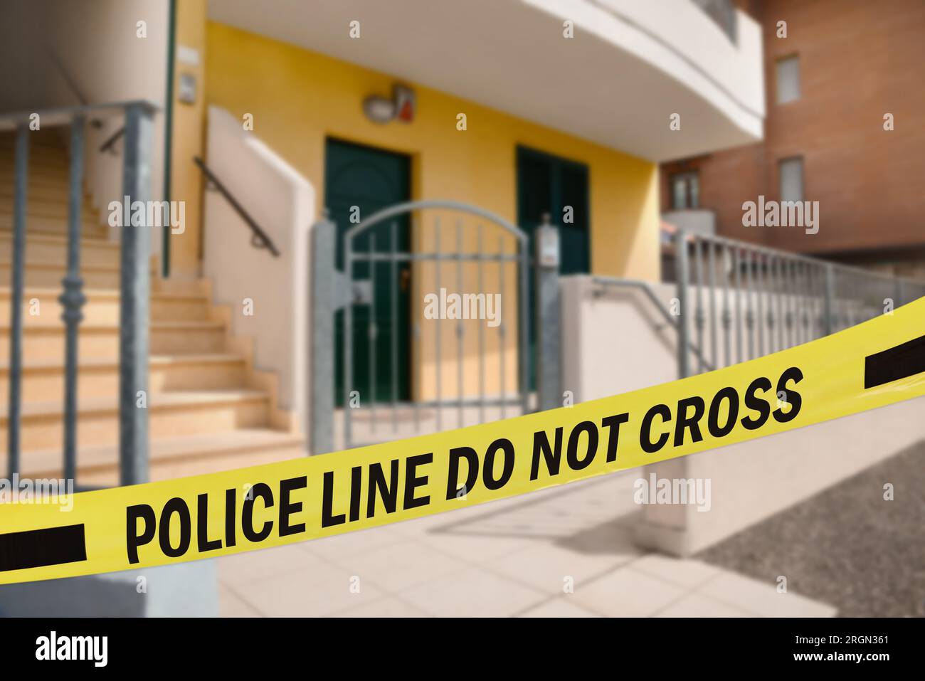 Crime scene tape design hi-res stock photography and images - Alamy