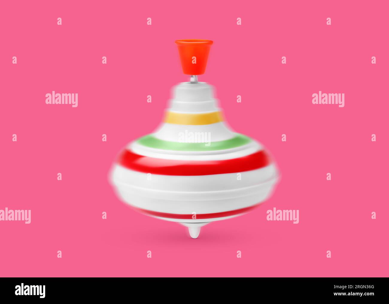 Pink spinning top hi-res stock photography and images - Alamy