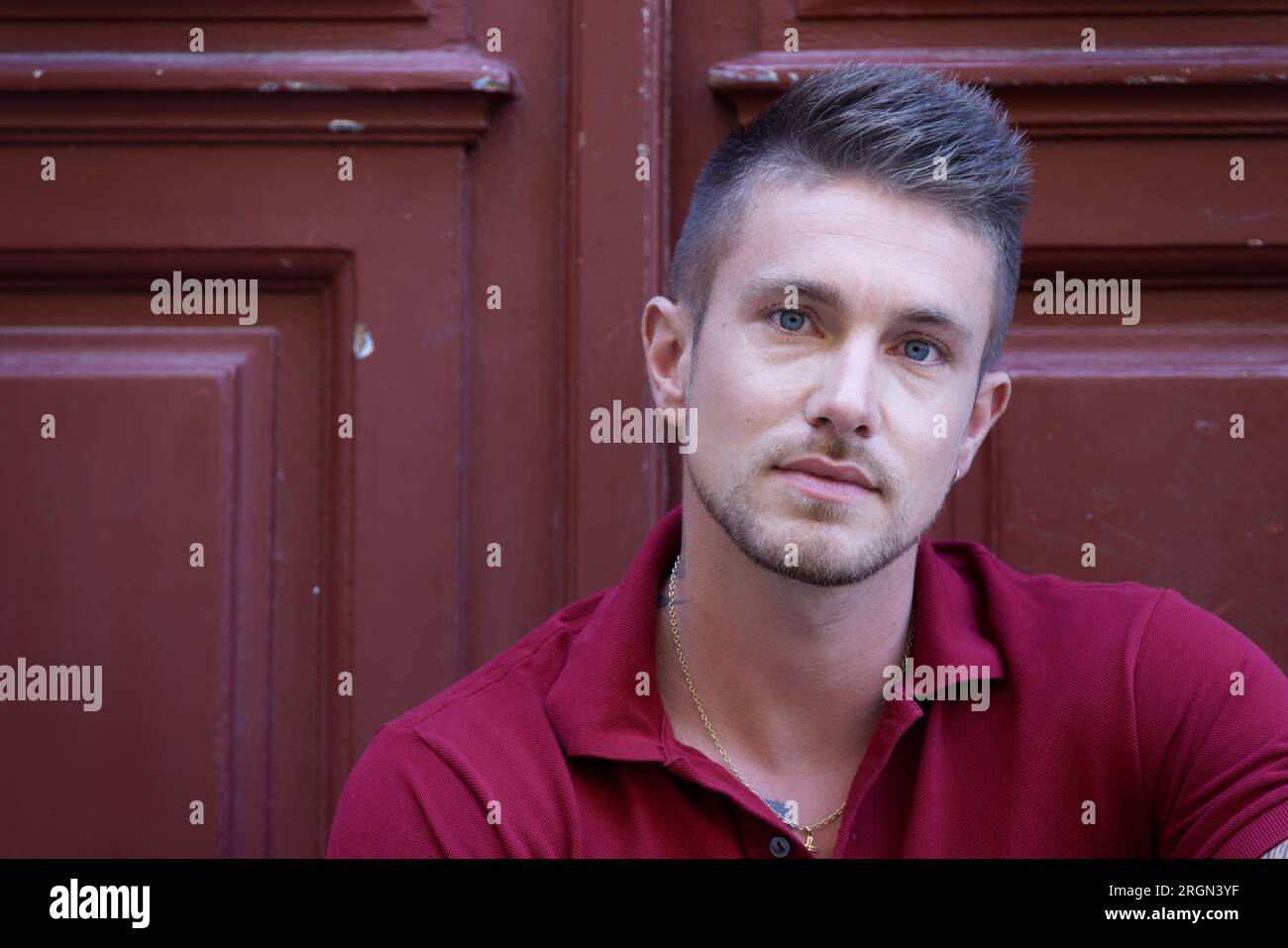 Paris, France. 10th Aug, 2023. Model Kevin Leroy in photo session on ...