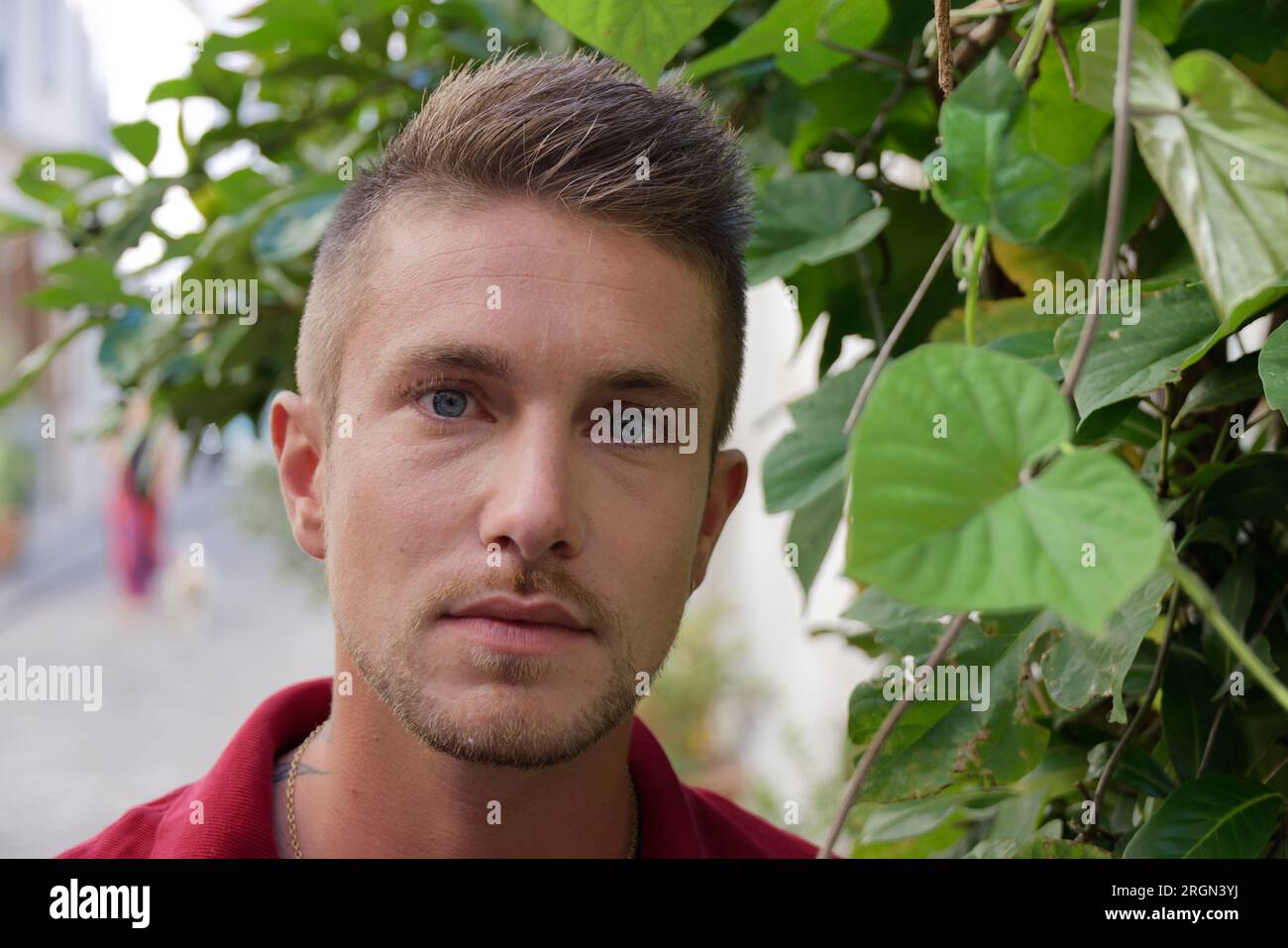 Paris, France. 10th Aug, 2023. Model Kevin Leroy in photo session on ...